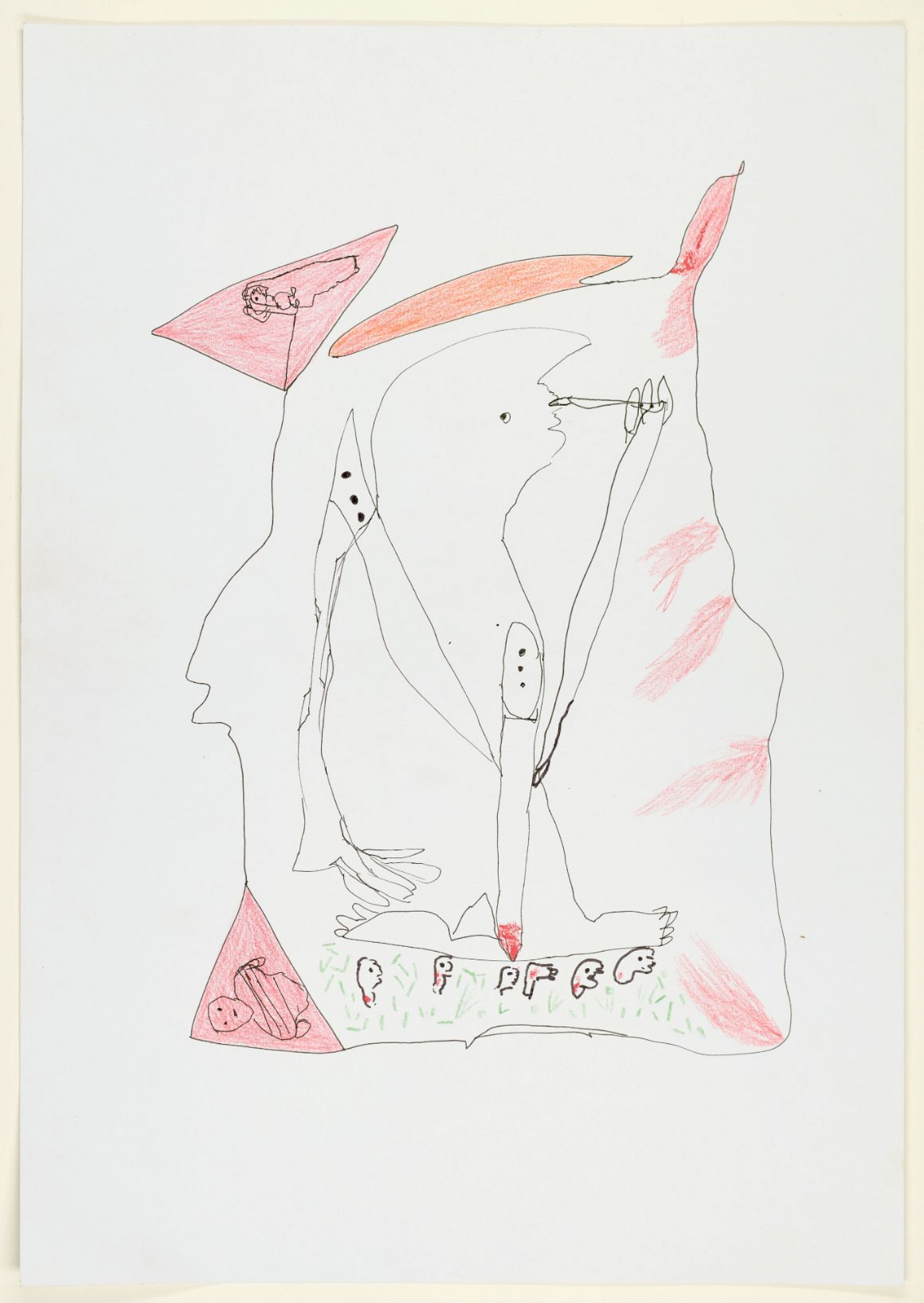 Drawings, 2022 by Matthieu Kilapi Kasiama